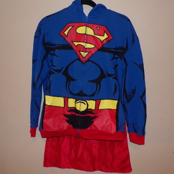 DC Comics | Costumes | Superman Tm Dc Zipped Cape Jacket | Poshmark